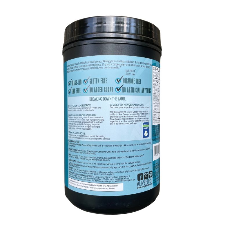 WHEY PROTEIN - Grass Fed Whey Protein by Propello Life – Propello Life ...
