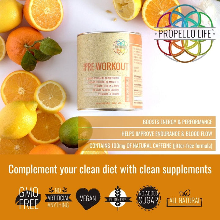 Sample Packet: PRE-WORKOUT: The Best Vegan Pre Workout | Propello Life ...